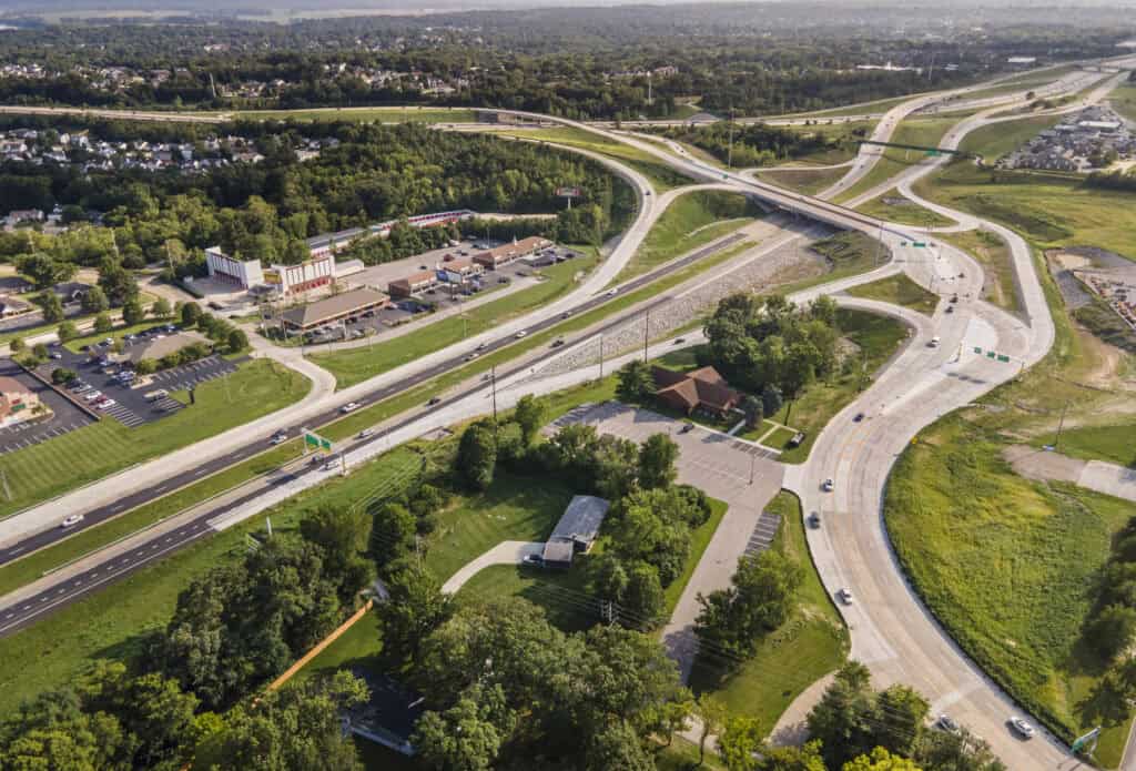 Muegge Road Interchange Improves Traffic Movement