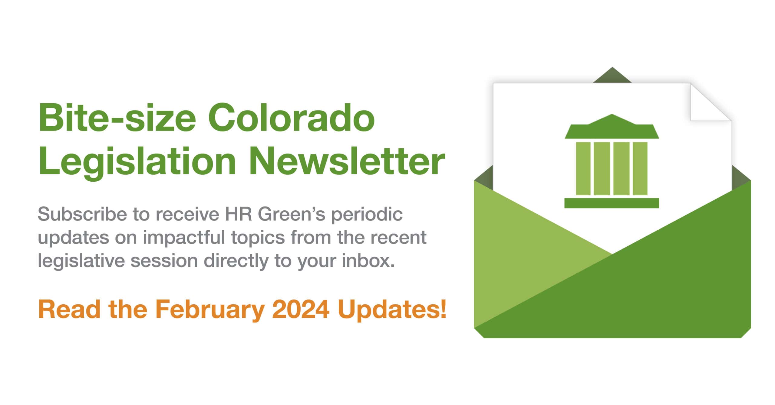 February 2024 Bite-Size Colorado Legislation News | HR Green, Inc.