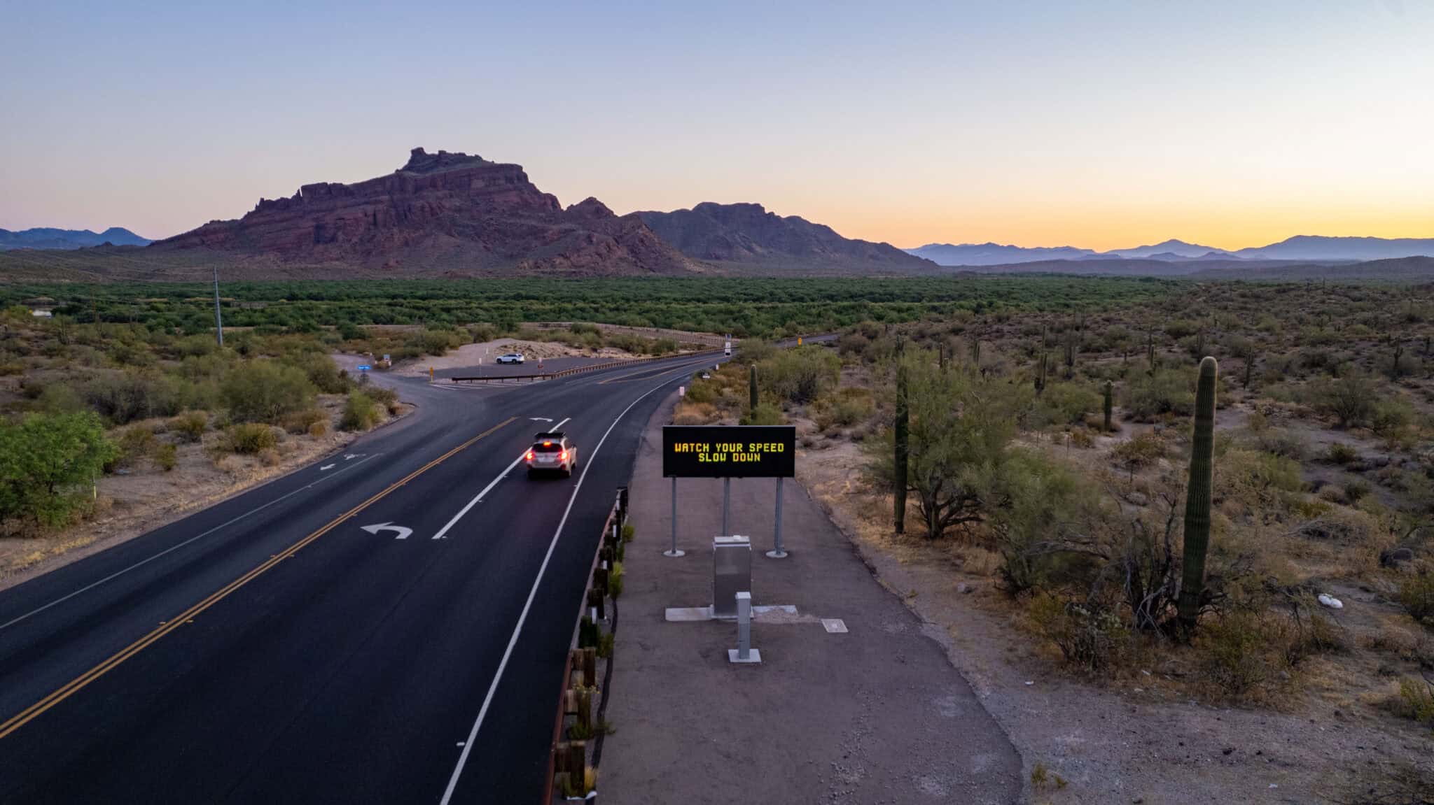 Bush Highway Animal Warning Systems Minimize Collisions | HR Green, Inc.